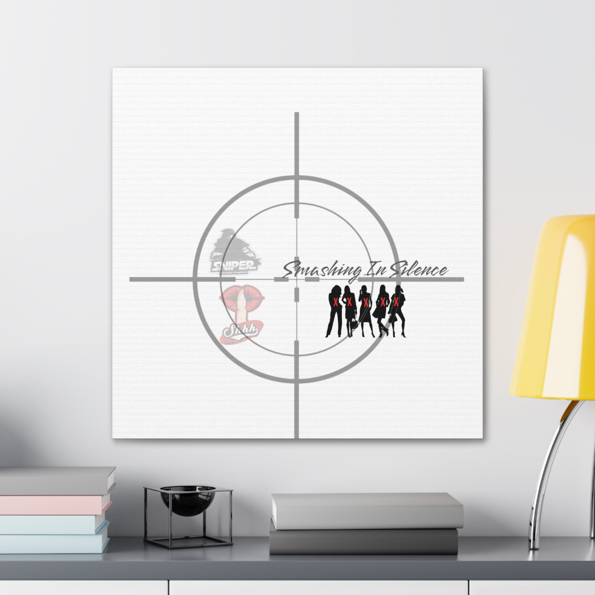 Sniper Smashing In Silence Wall Art Canvas Gallery Wraps - Walmart.com