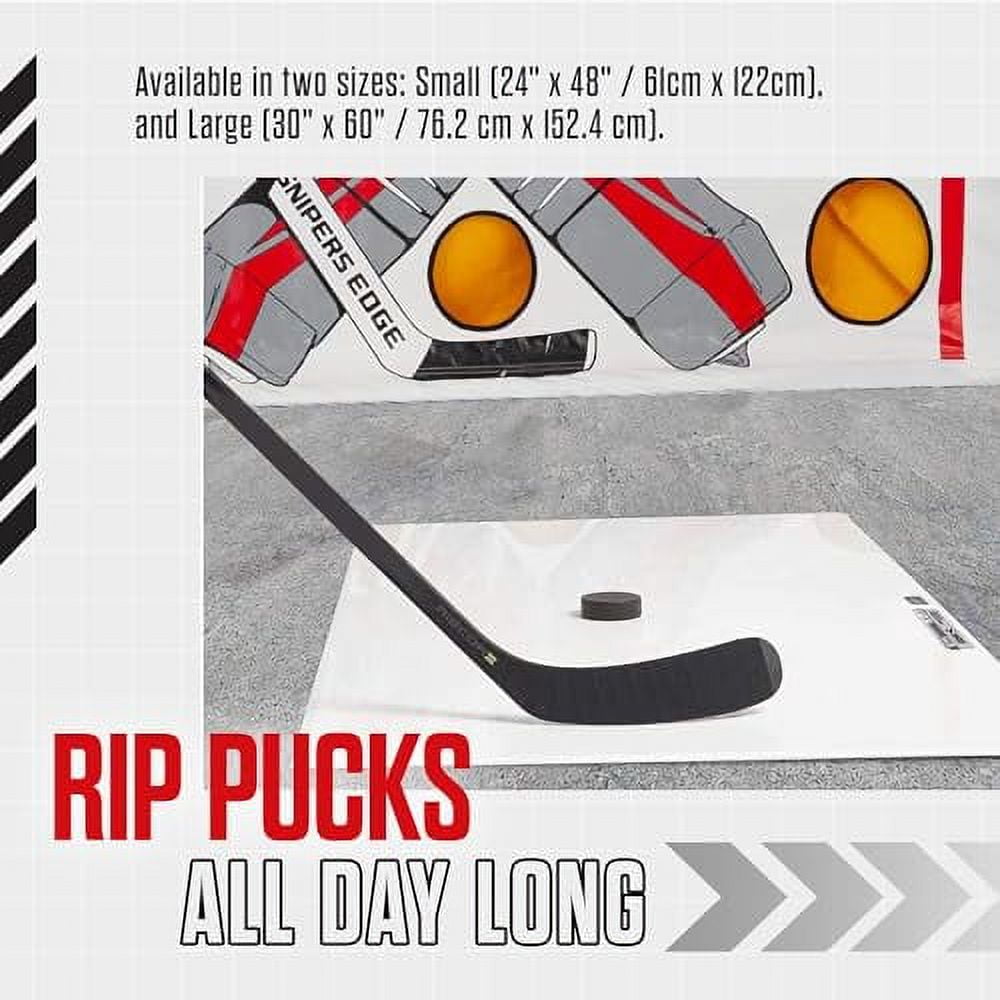 Snipers Edge Hockey - Hockey Shooting Pad - Simulates Real Ice, Heavy ...