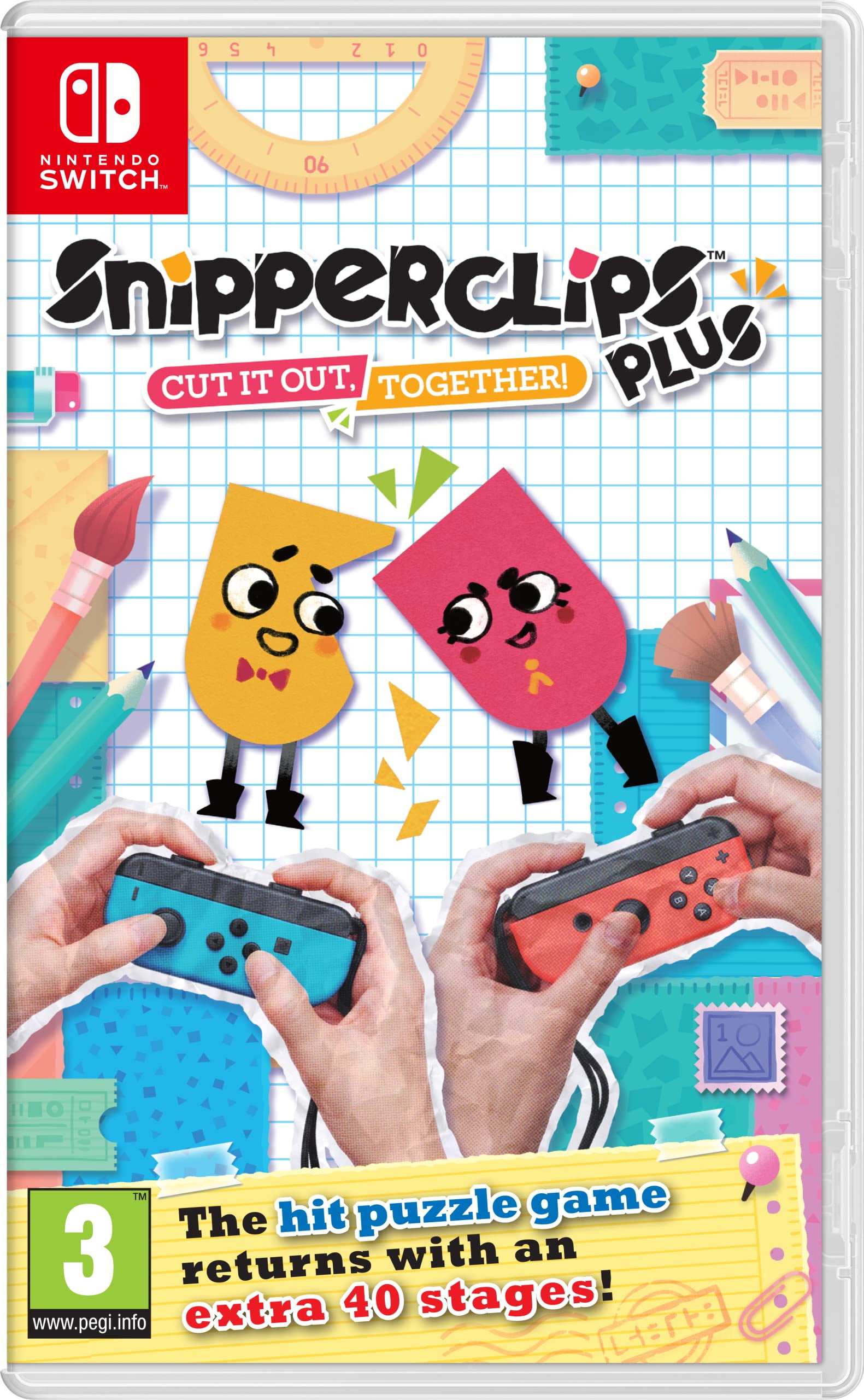Snipper Clips Plus: Cut it out Together! (Nintendo Switch) - Walmart.com