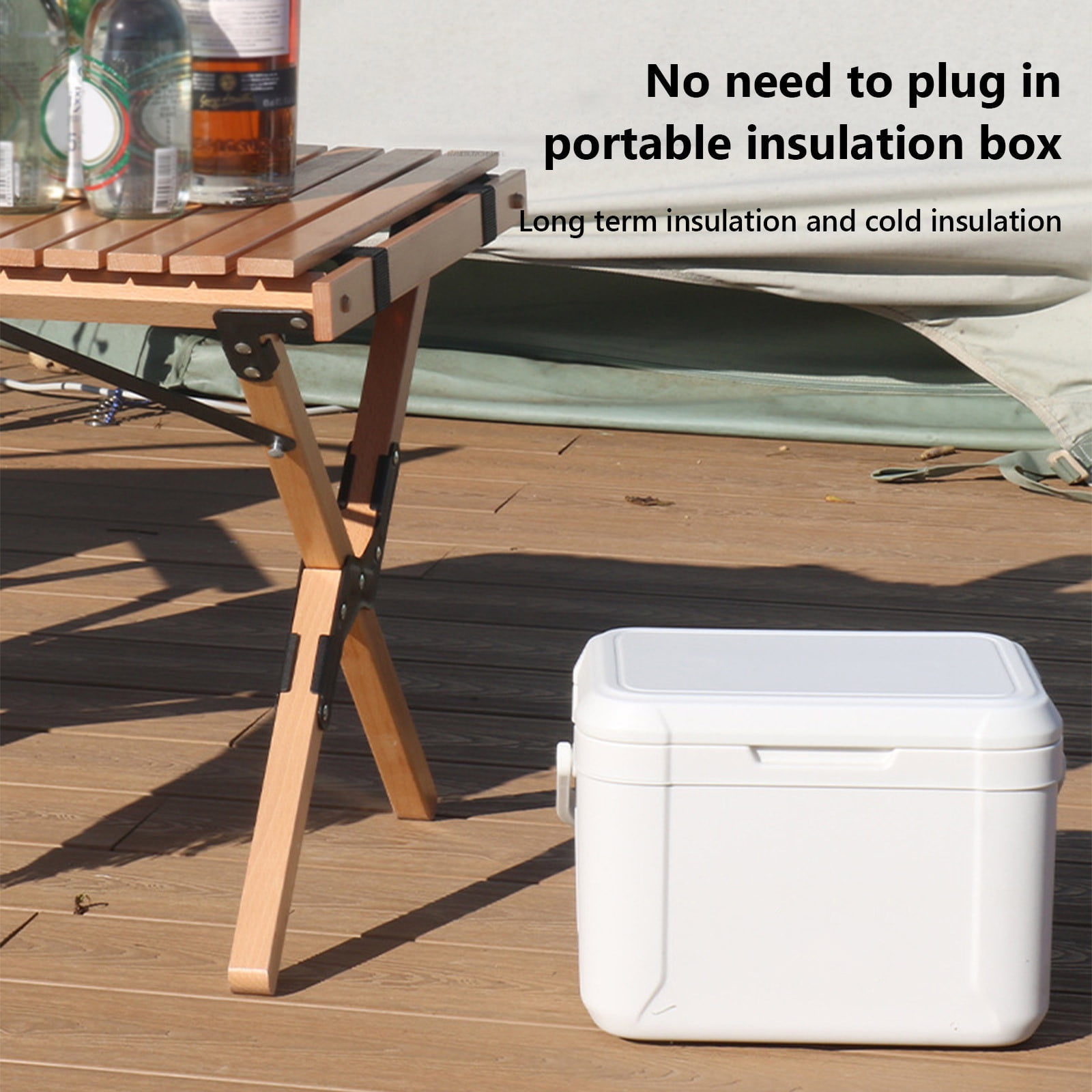 Snmubt 6Liter Camping Cooler - Hard Ice Retention Cooler Lunch Box ...