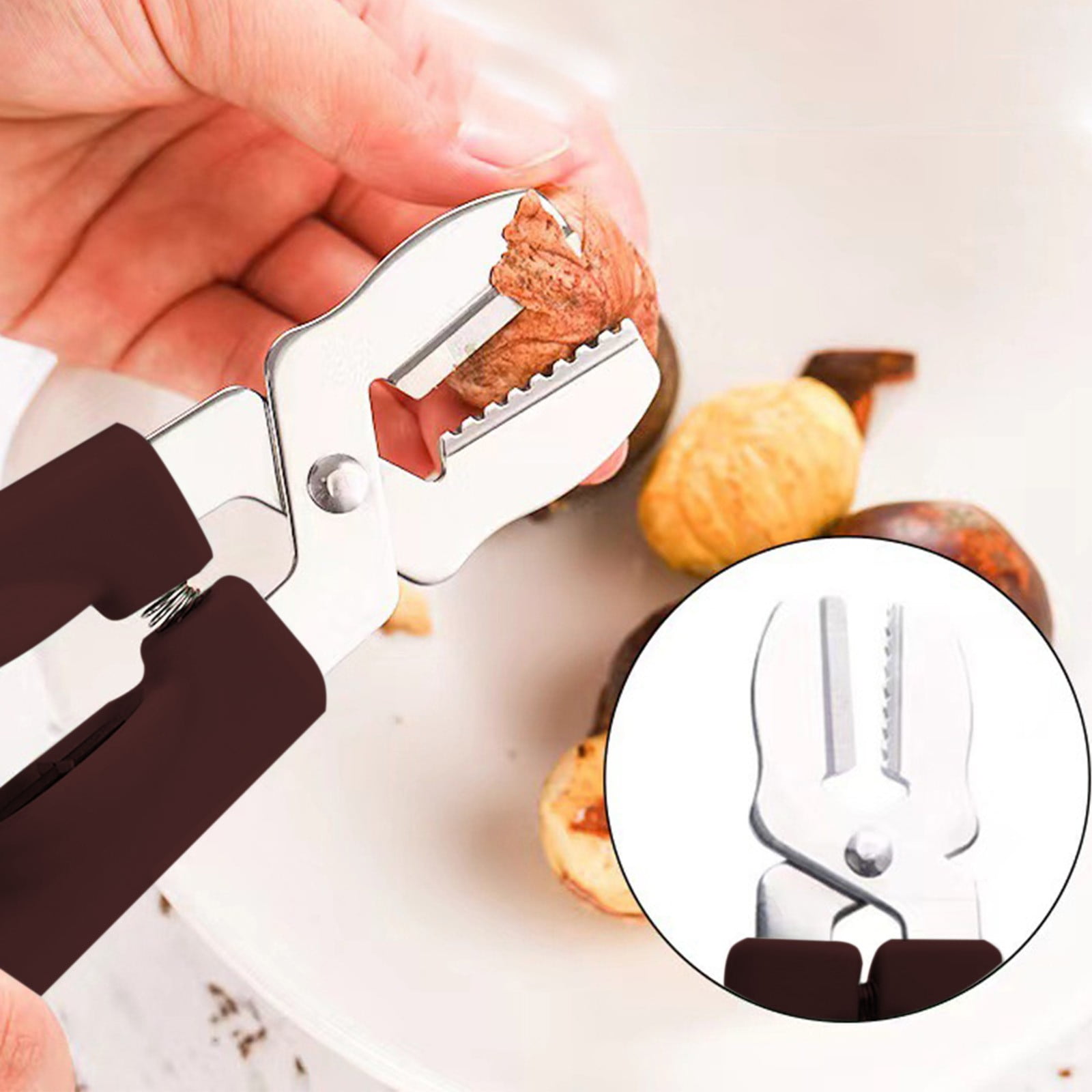 Snmubt Chestnut Opener Home Chestnut Clip Stainless Steel Chestnut ...
