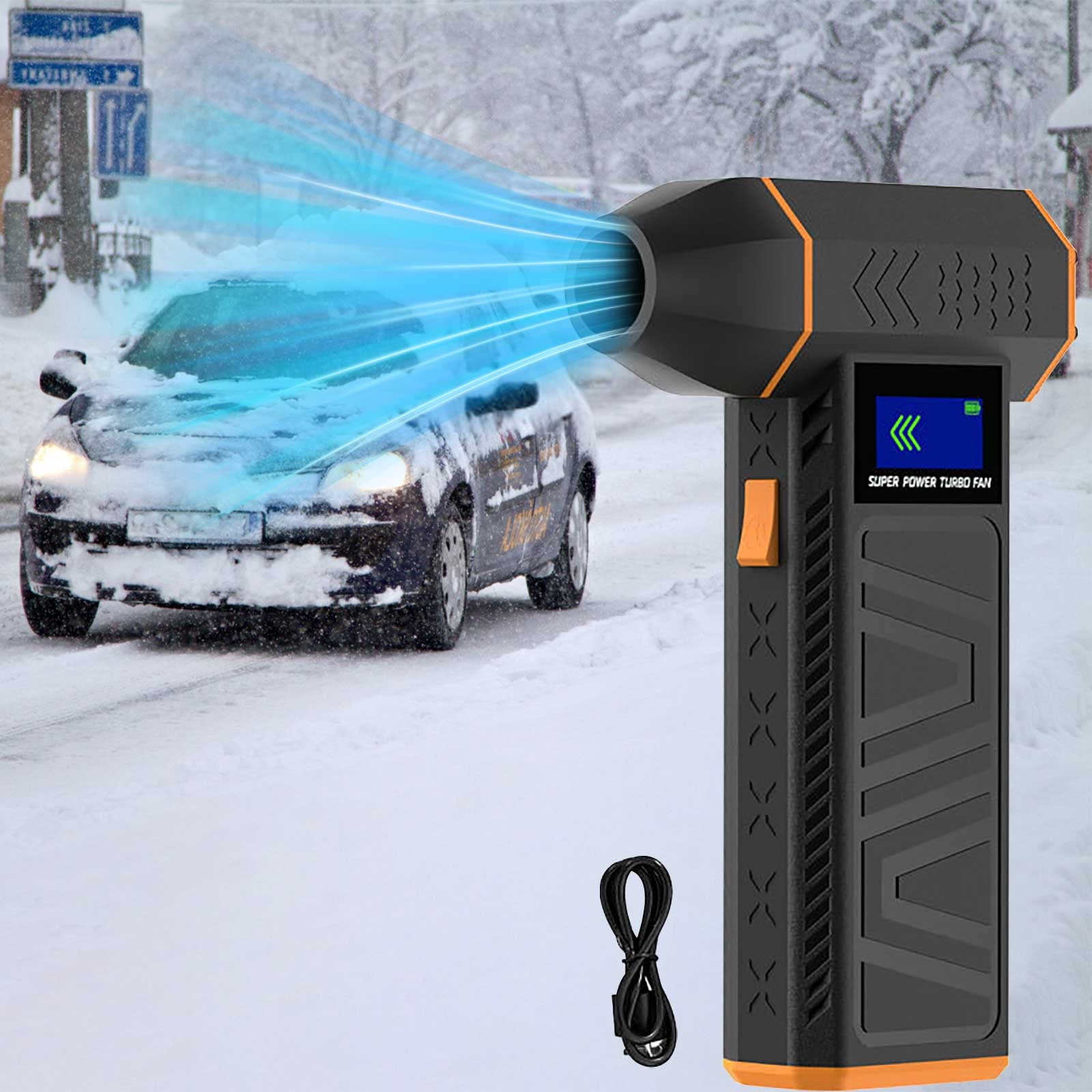 Snmubt Compressed Air Duster, Adjustable Storm Electric Air Blower ...