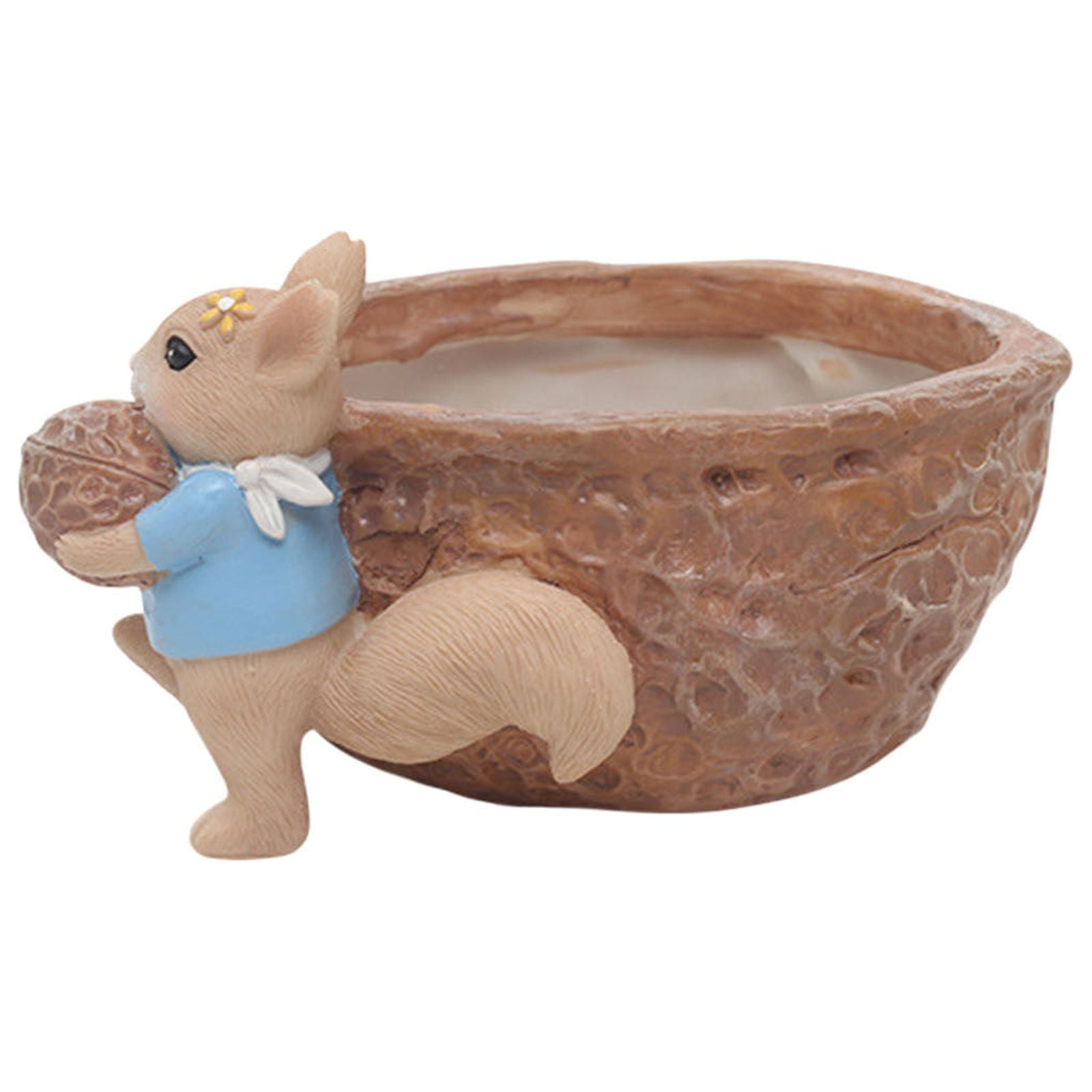 Snmubt Creative Resin Plants Pots Cute Squirrel Succulent Flower Pots ...