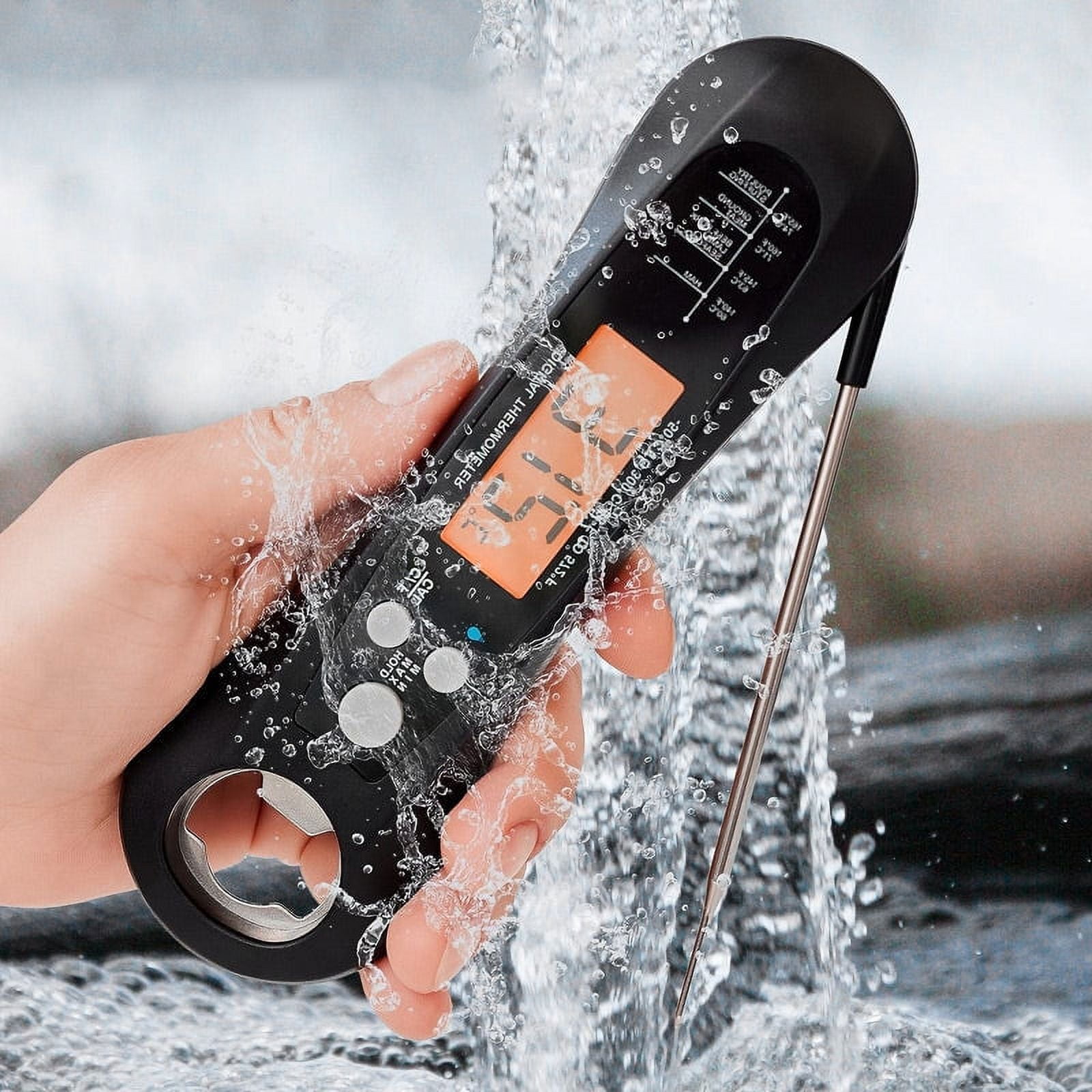 Snmubt Digital Meat Thermometer for Cooking, Grillers Instant Read Meat ...