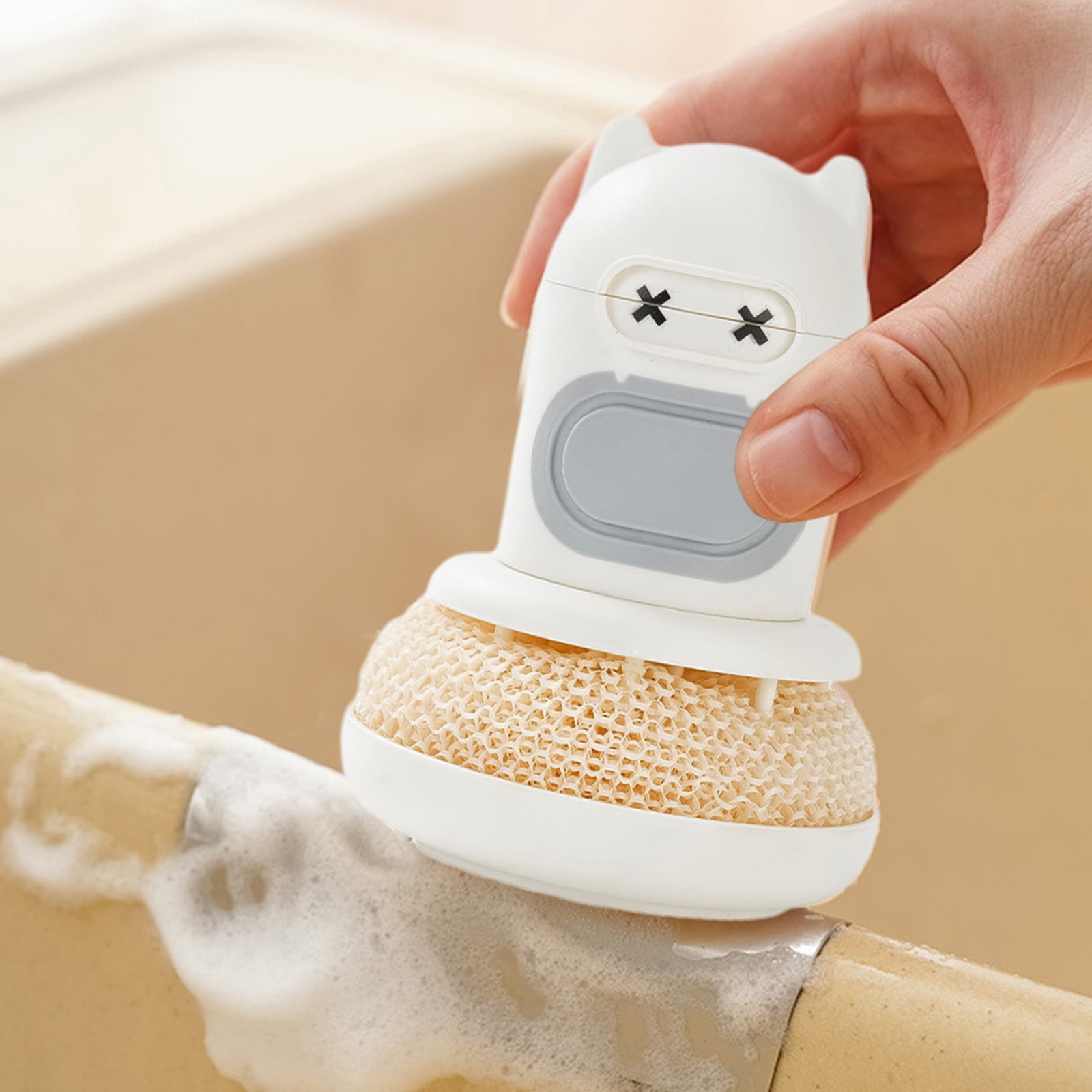 Snmubt Dishwasher Brush Dish Brush With Soap Dispenser Kitchen Brush ...