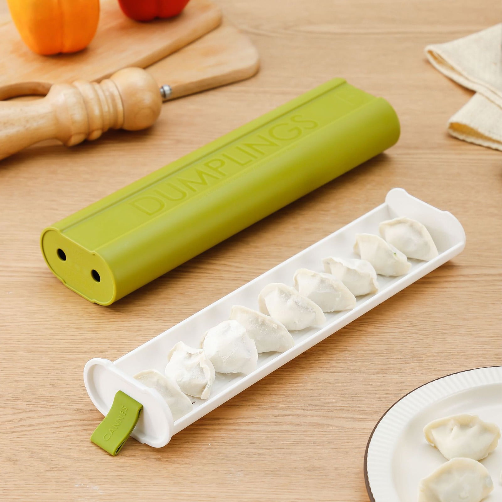 Snmubt Dumpling Box Refrigerator Organizer Stackable Storage With Lids ...