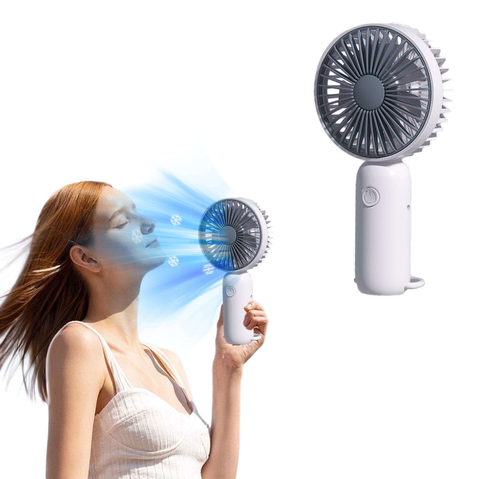 Snmubt Handheld Small Fan Mini Portable Fan Placeable Desktop Small Fan ...