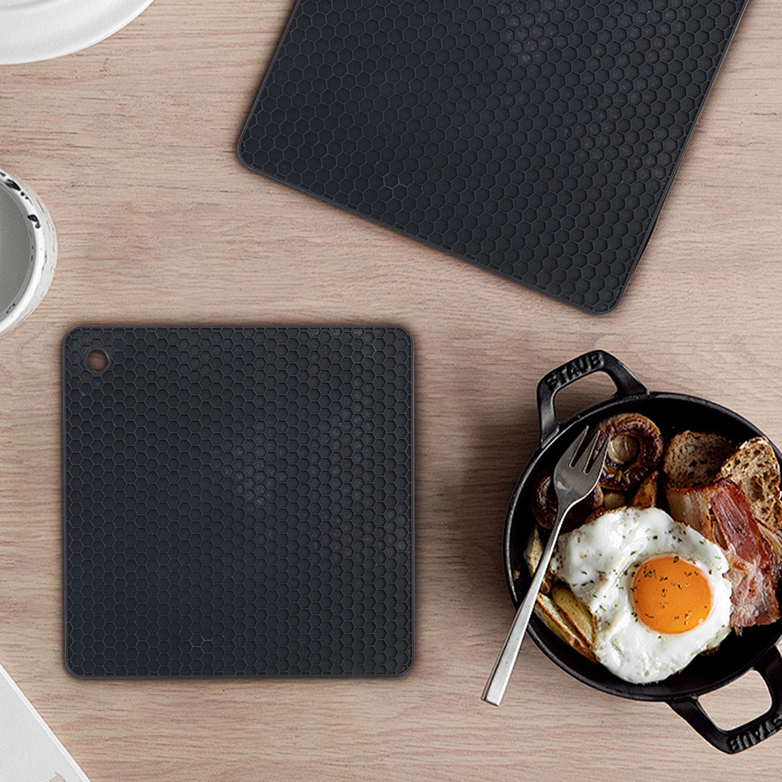 Snmubt Honeycomb Pad Household Insulated Pan and Dish Pad Practical ...
