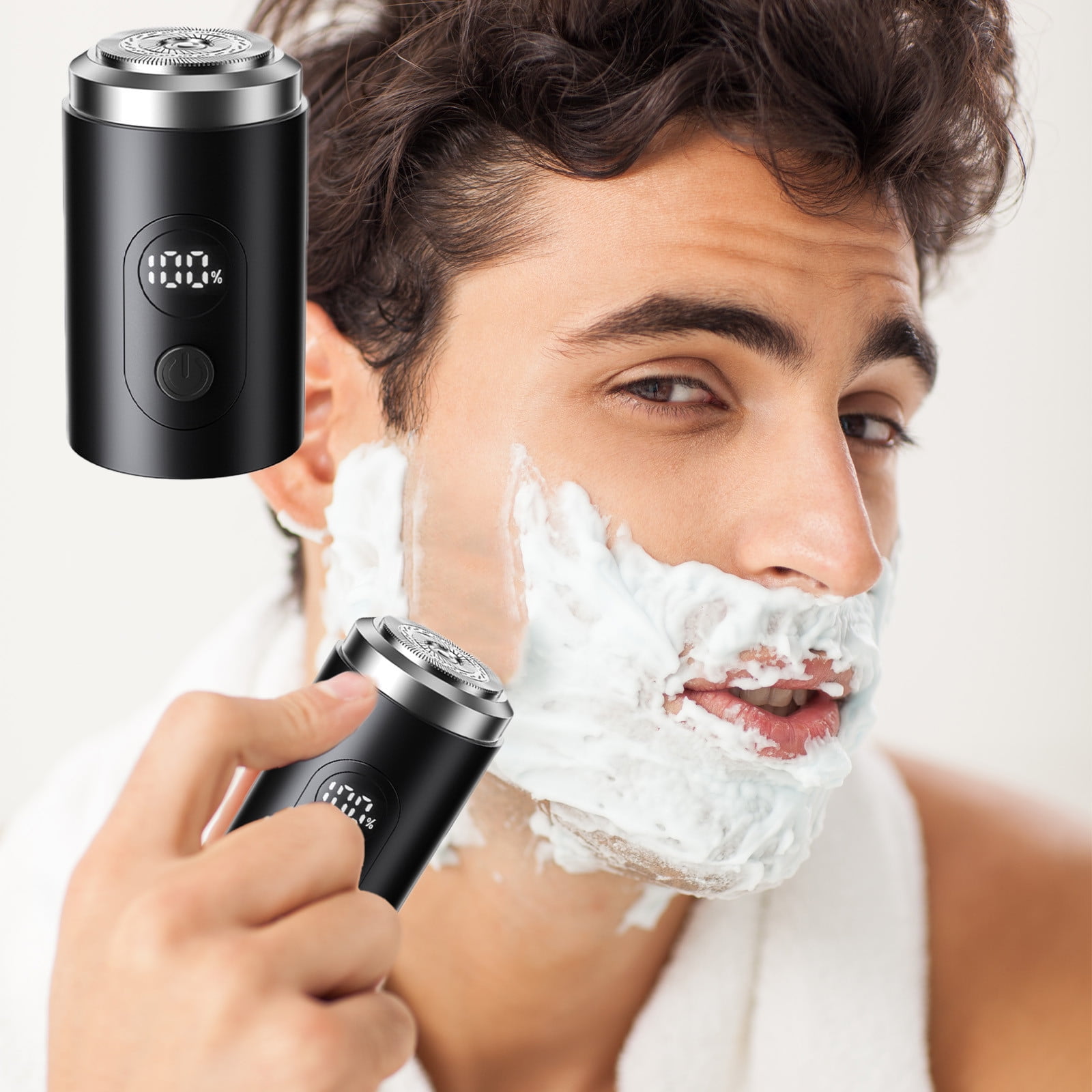 Snmubt Mini Shaver New Floating Head Shaver Type-C Fast Charging Men'S ...