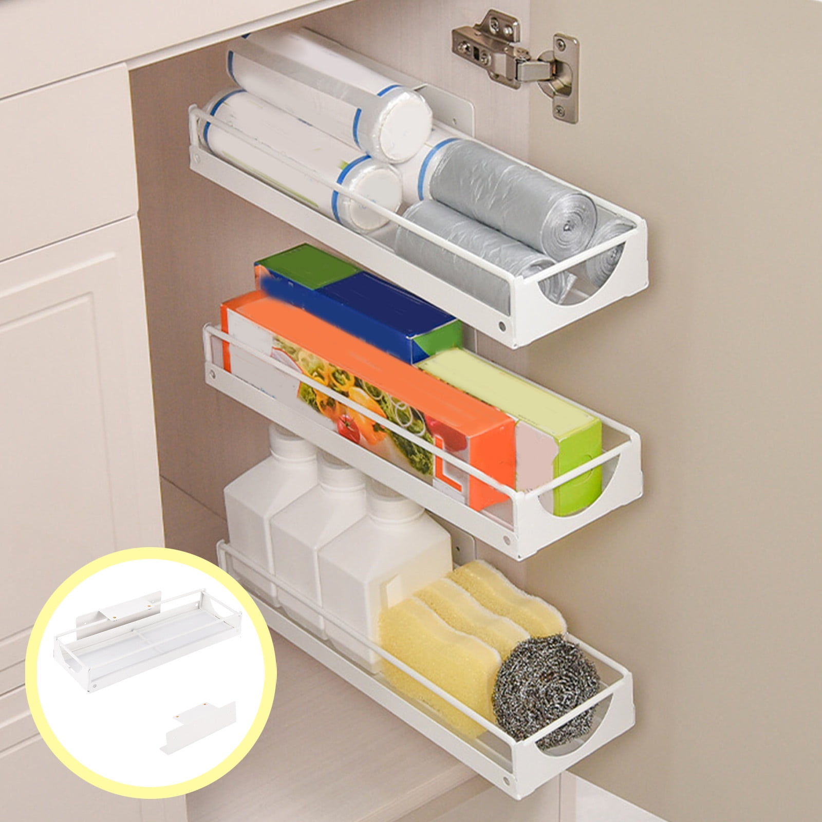 Snmubt Multi Functional Kitchen Snack Rack Drawer Shelf Slide Design ...