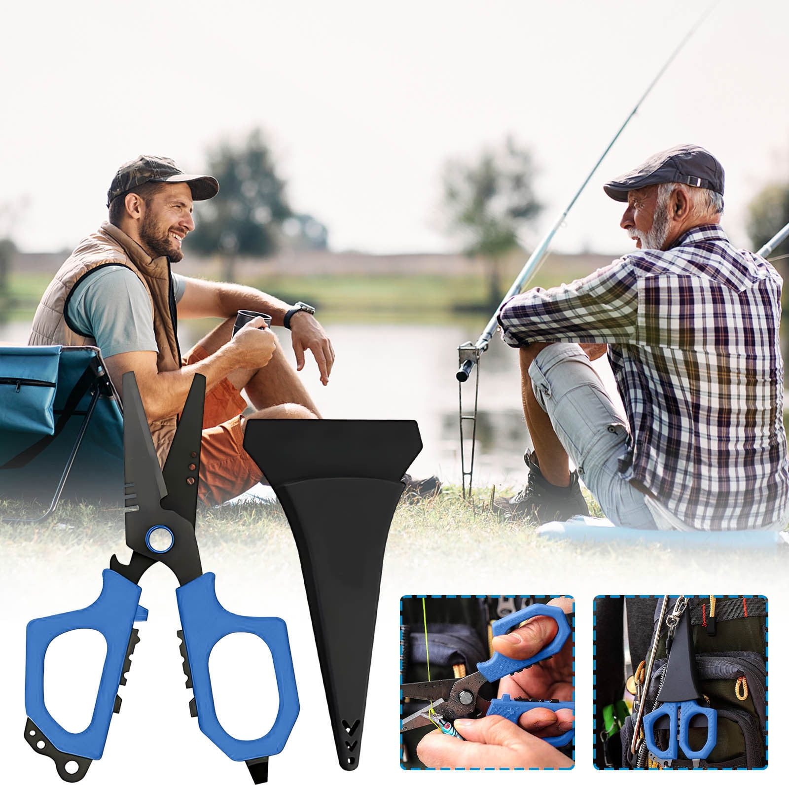 Snmubt Multifunctional Vanadium Steel Scissors Can Pull Line And Can Be ...