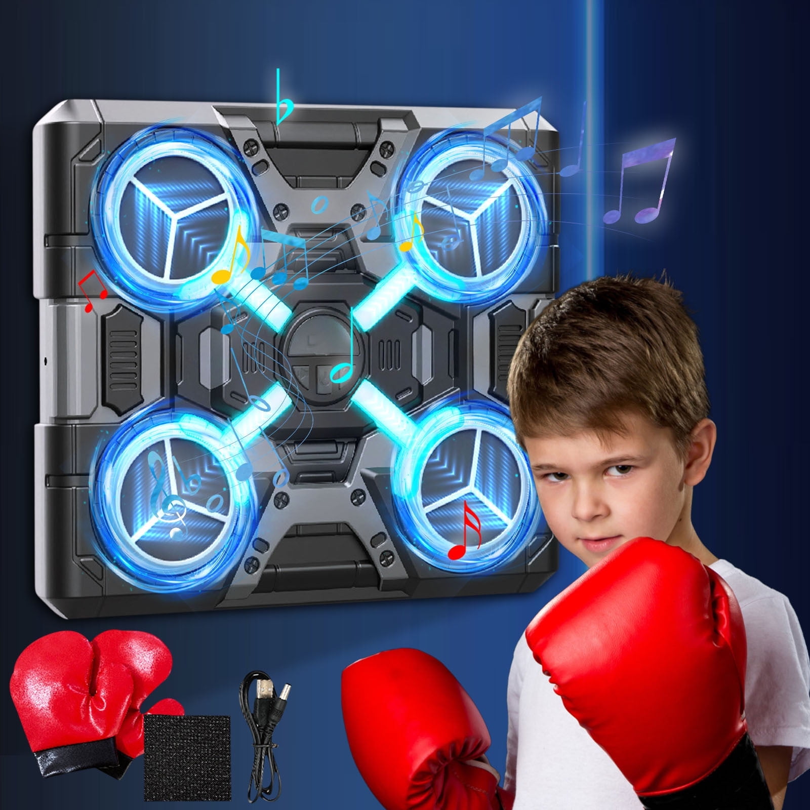 Snmubt Music Boxing Machine, Smart Bluetooth Boxing Machine with Boxing ...