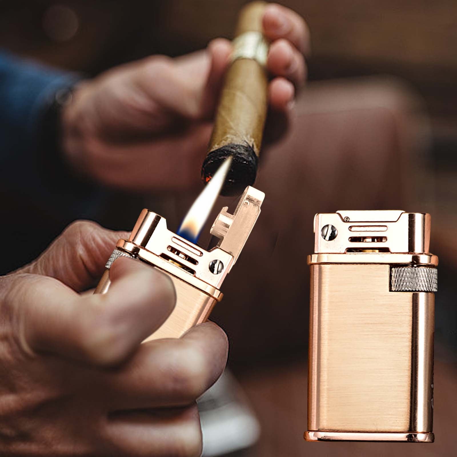 Snmubt New Chief Kerosene Lighter Retro Old Windproof Personality ...