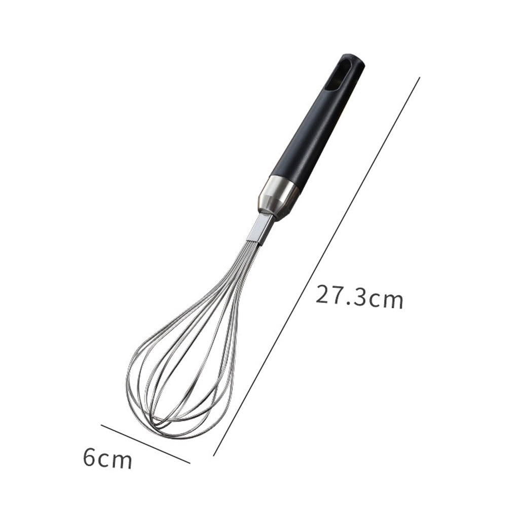 Snmubt Portable Handle Whisk Stainless Steel Kitchen Wire Beater Tool ...