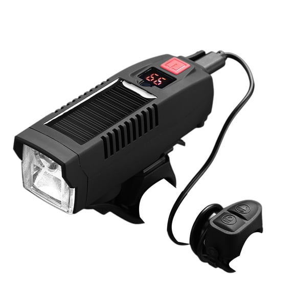 Snmubt Solar Rechargeable Bike Horn Light, 120dB Auto Sensor Safety ...