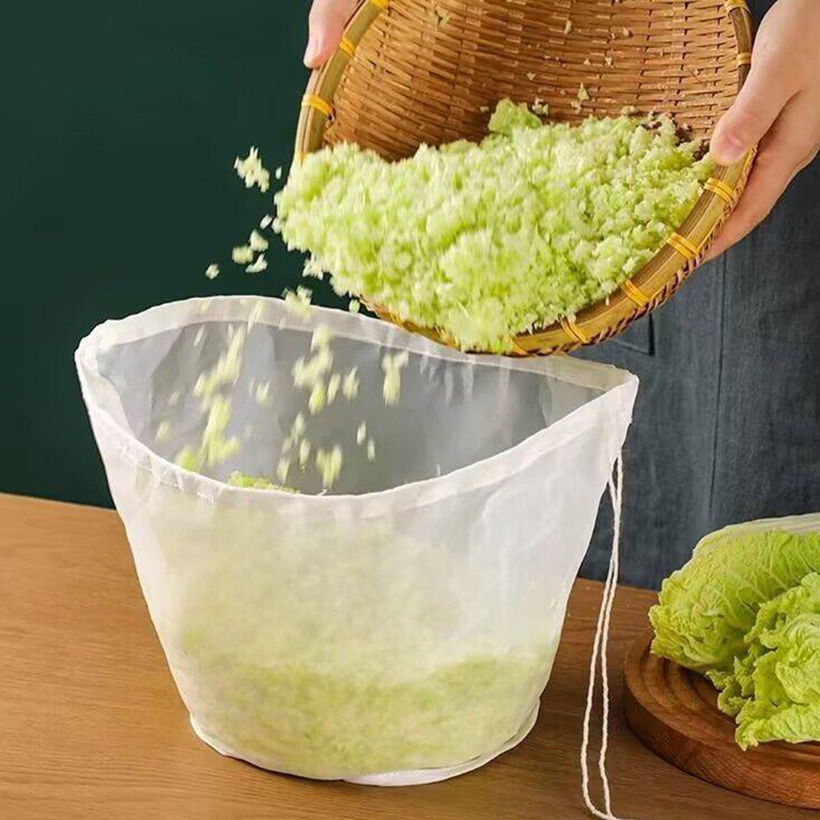 Snmubt Squeezing Bag Filling Cloth Dumpling Squeezer Squeezing ...