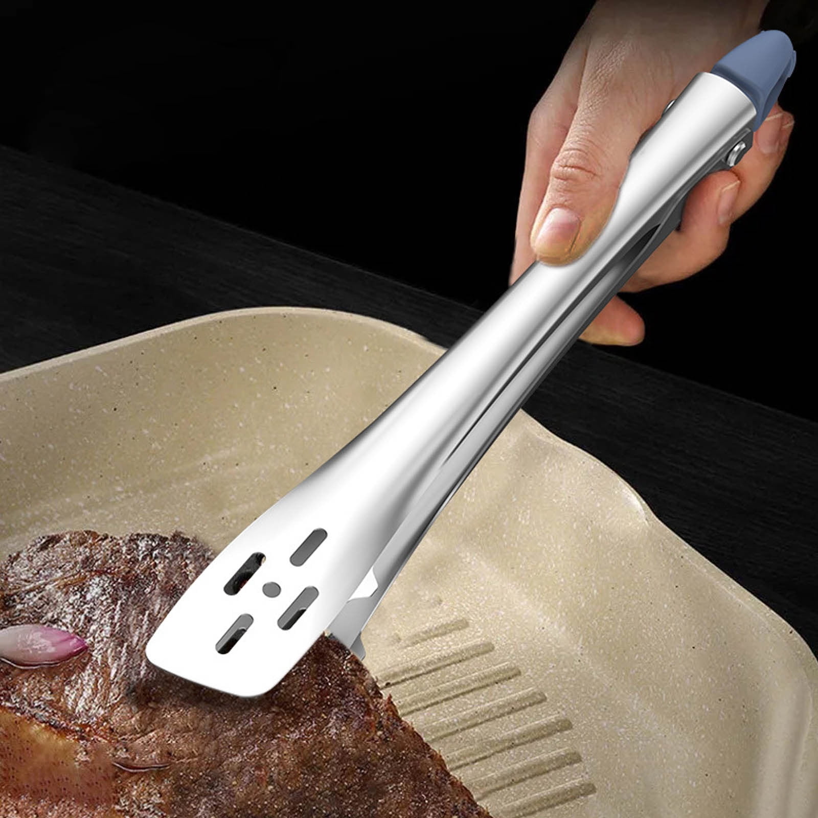 Snmubt Stainless Steel Korean Barbecue Meat Clip Scald Barbecue Clip ...
