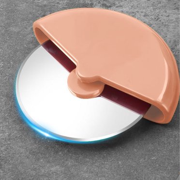 Expert Grill Stainless Steel Pizza Rocker Pizza Cutter with Blade Cover ...