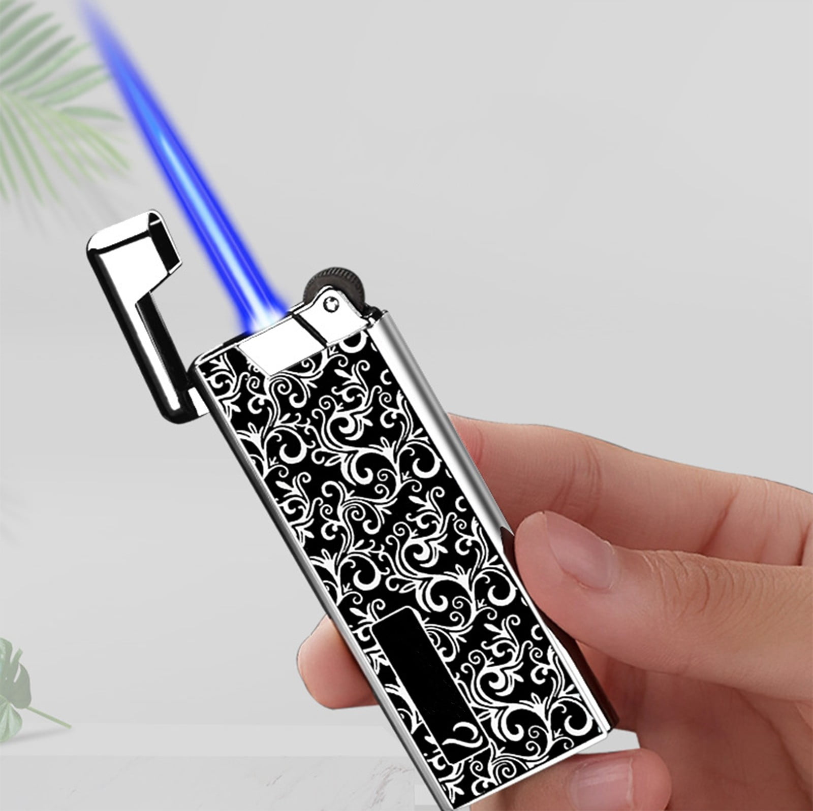 Snmubt Steel Lighters Inflatable Metal Wheelie Lighters Men'S Gifts For ...