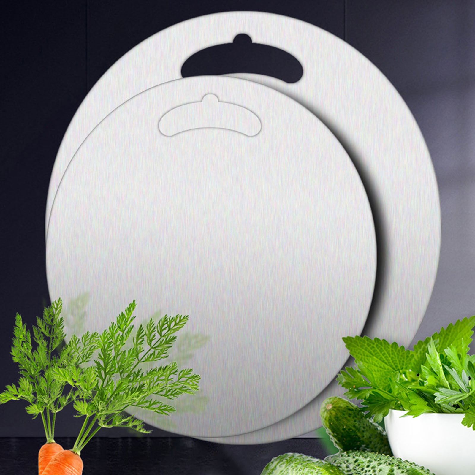 Snmubt Upgrade 100% Pure Titanium Cutting Boards, 2025 New Double Sided ...