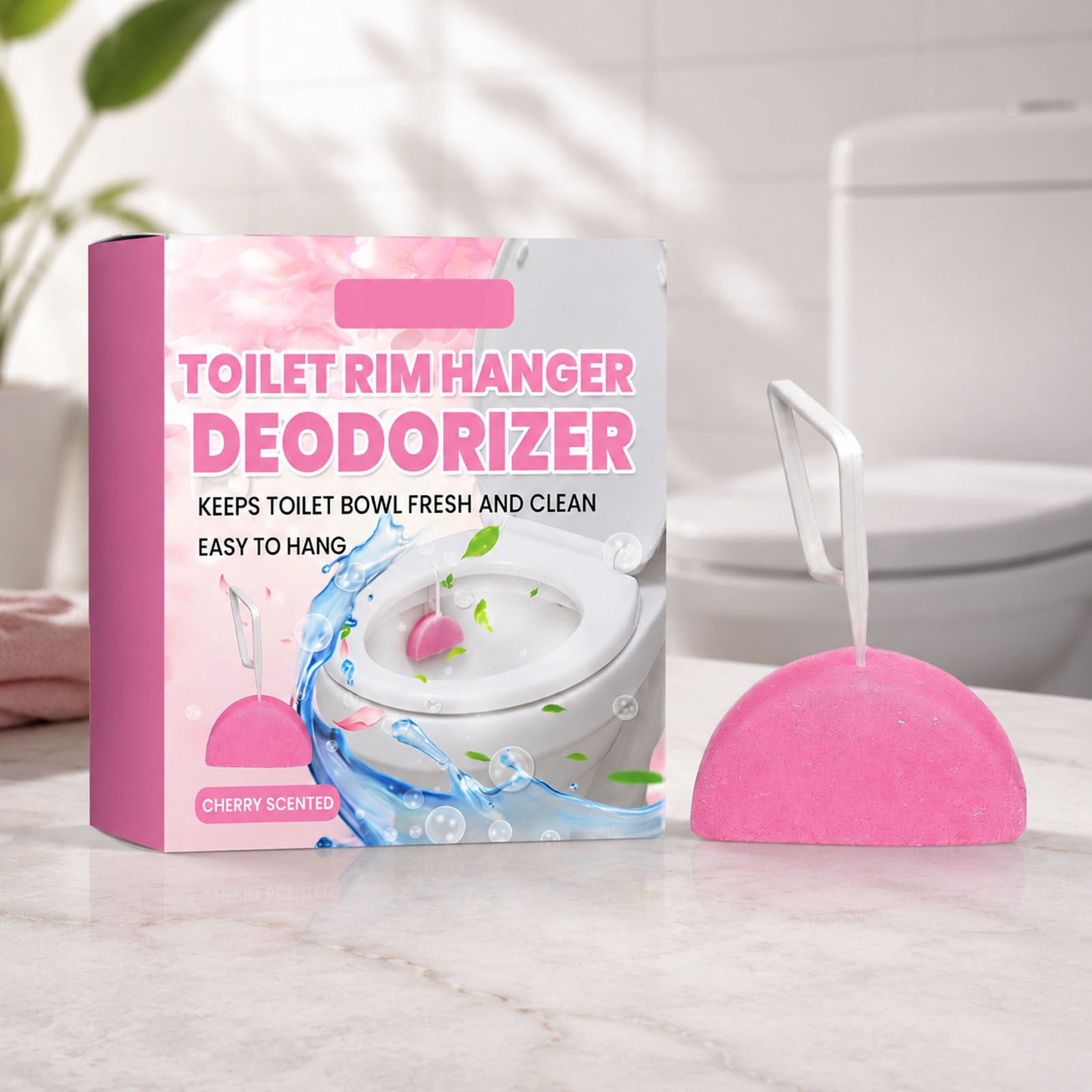 Snmubt Wall-Mounted Toilet Deodorizer, Long Lasting Cleaning Pad, Stain ...