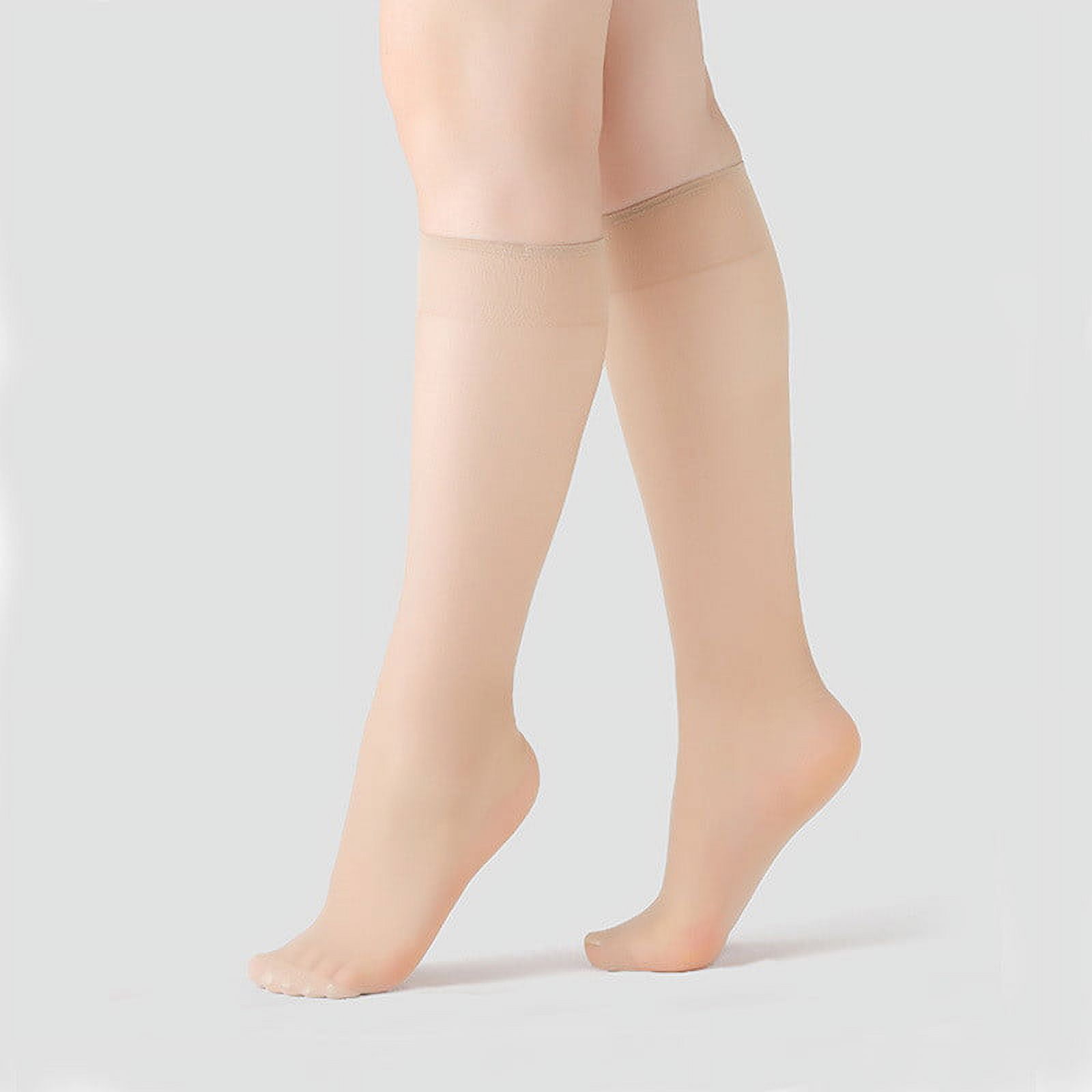 SnnmBlm Compression Socks for Women 15-20mmHg - Sheer Compression Knee ...