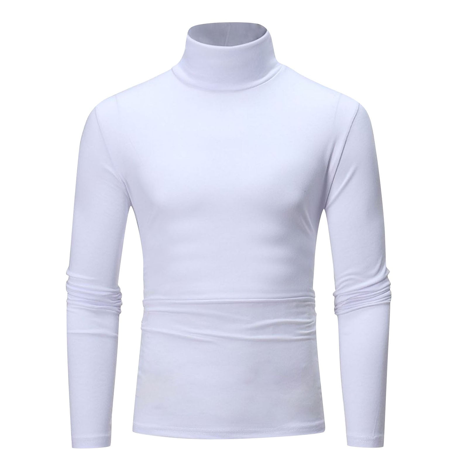 SnnmBlm Compression Turtleneck Men Long Sleeve Slim Fit Compression ...