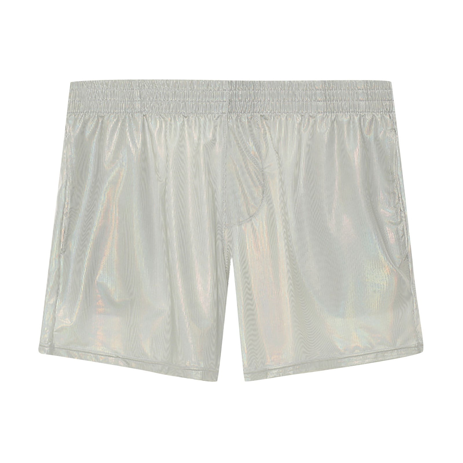 SnnmBlm Mens Holographic Shiny Metallic Swim Boxer Briefs Trunks Shorts ...