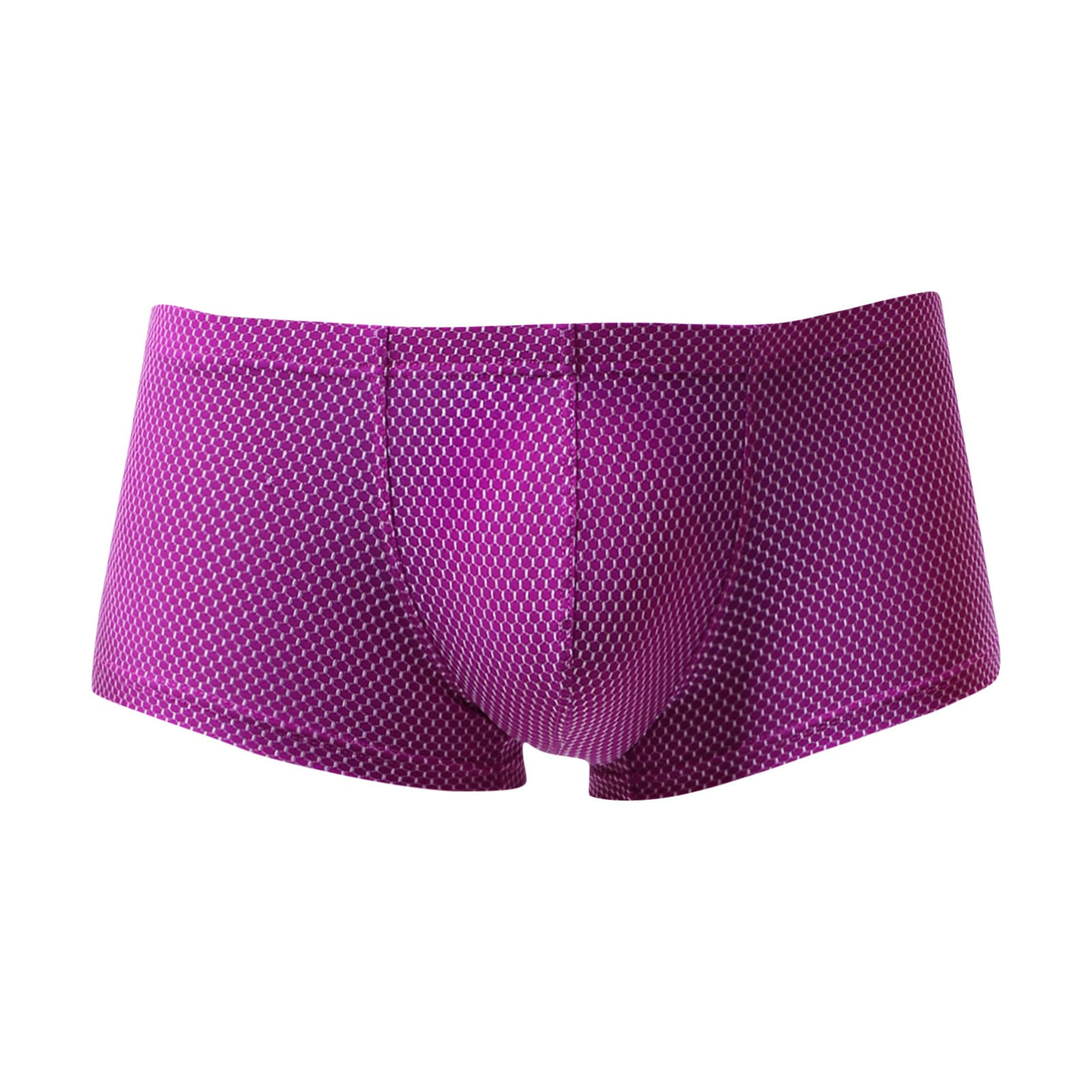 SnnmBlm Mens Padded Underwear, Breathable Mesh Boxer Brief Body ...