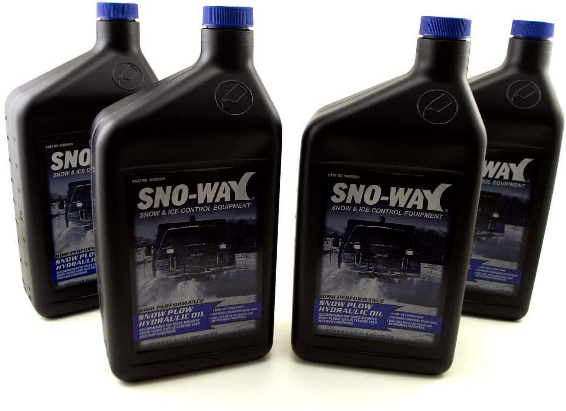 Sno-Way 96005029 Snow Plow Hydraulic Fluid Oil 1 Gallon (Pack of 4 ...