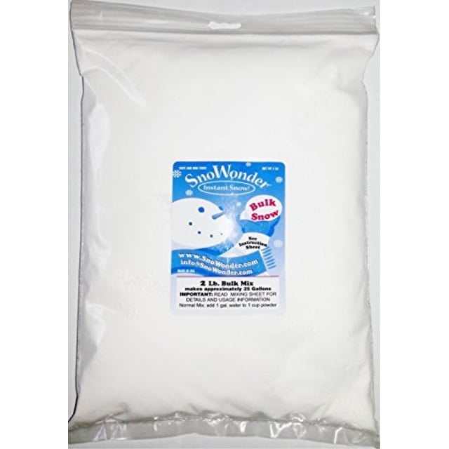 SnoWonder Instant Snow Fake Artificial Snow, Also Great for Making ...