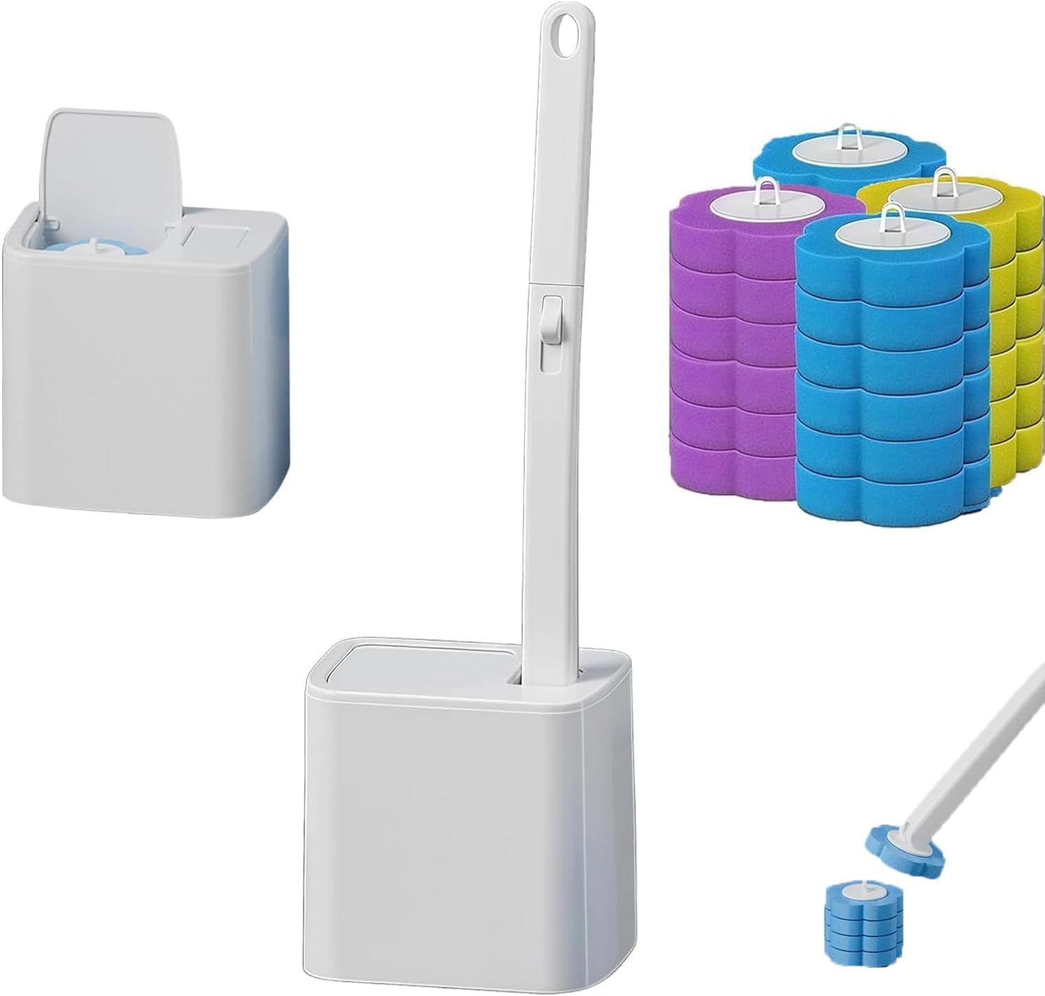 Snofrid Disposable Toilet Brush, Snofrid Disposable Toilet Cleaner with ...