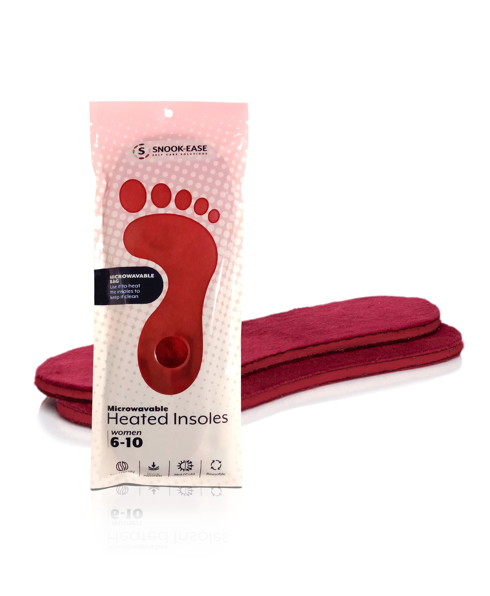 Snook Ease Heated Insoles - Heated Foot Warmer Insoles for Men & Women ...