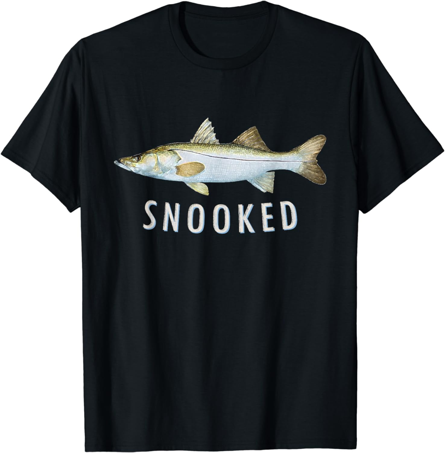 Snook Fishing Saltwater Inshore Common Snook Fish Graphic T-Shirt ...