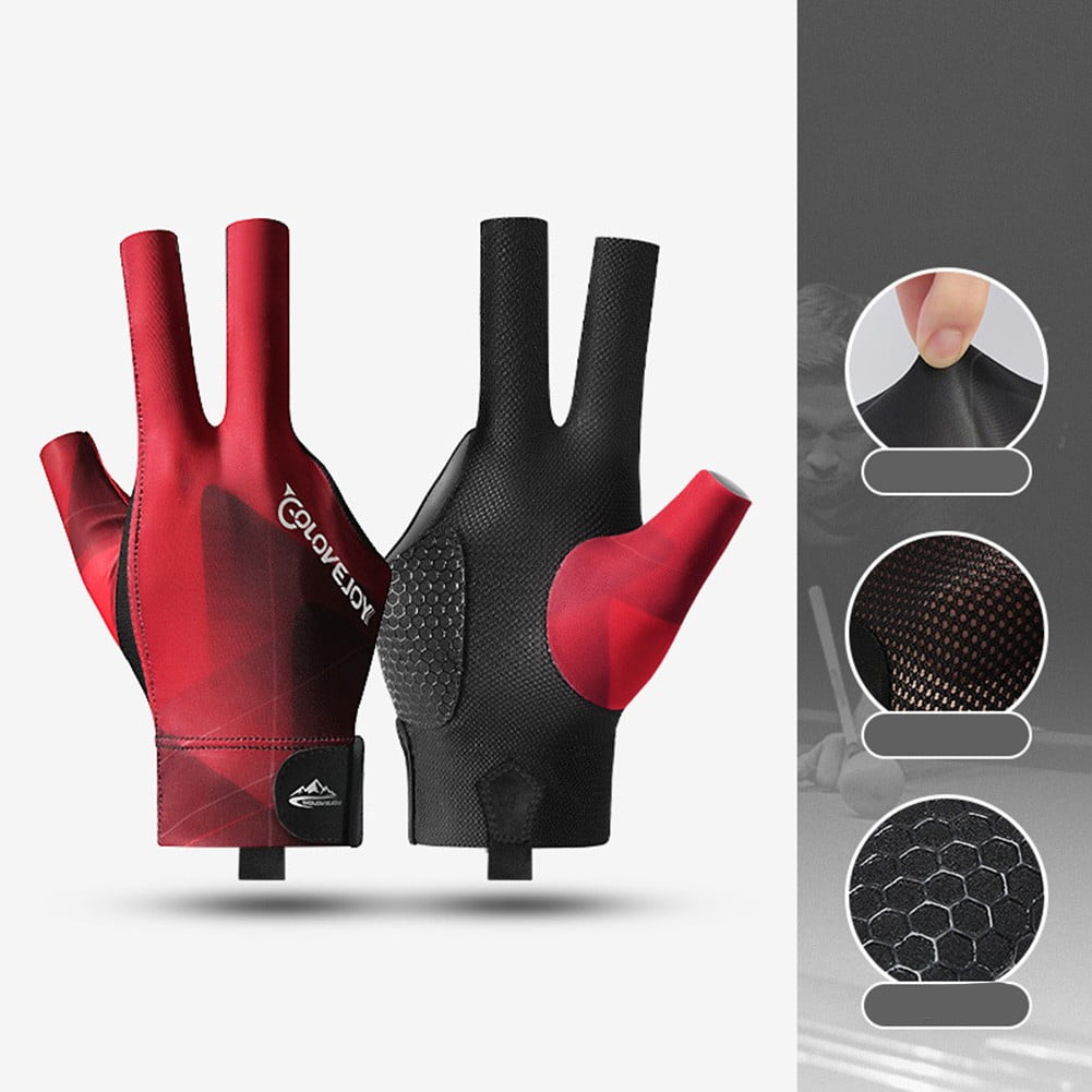 Snooker Pool Billiard Glove Stable Grip Anti Slip Silicone Design Soft ...