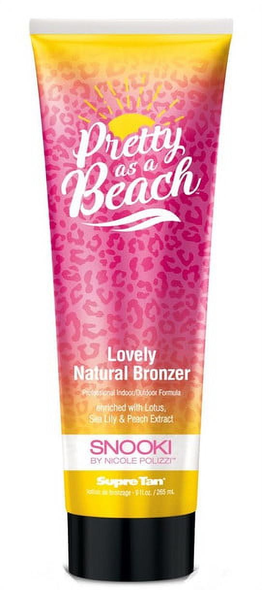 Snooki Pretty As A Beach Natural Bronzer Tanning Lotion 9 oz - Walmart.com