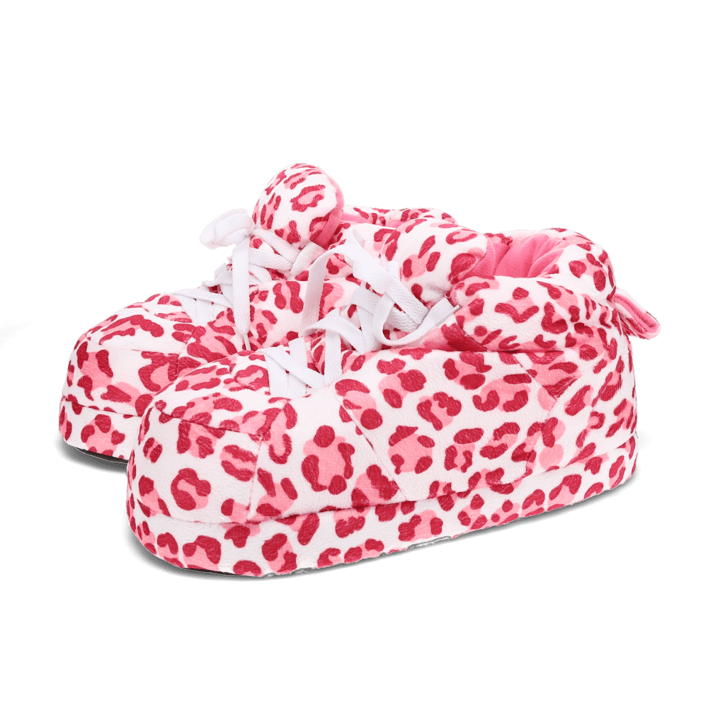 Snooki Slippers - Pink Leopard Print - Large - Walmart.com