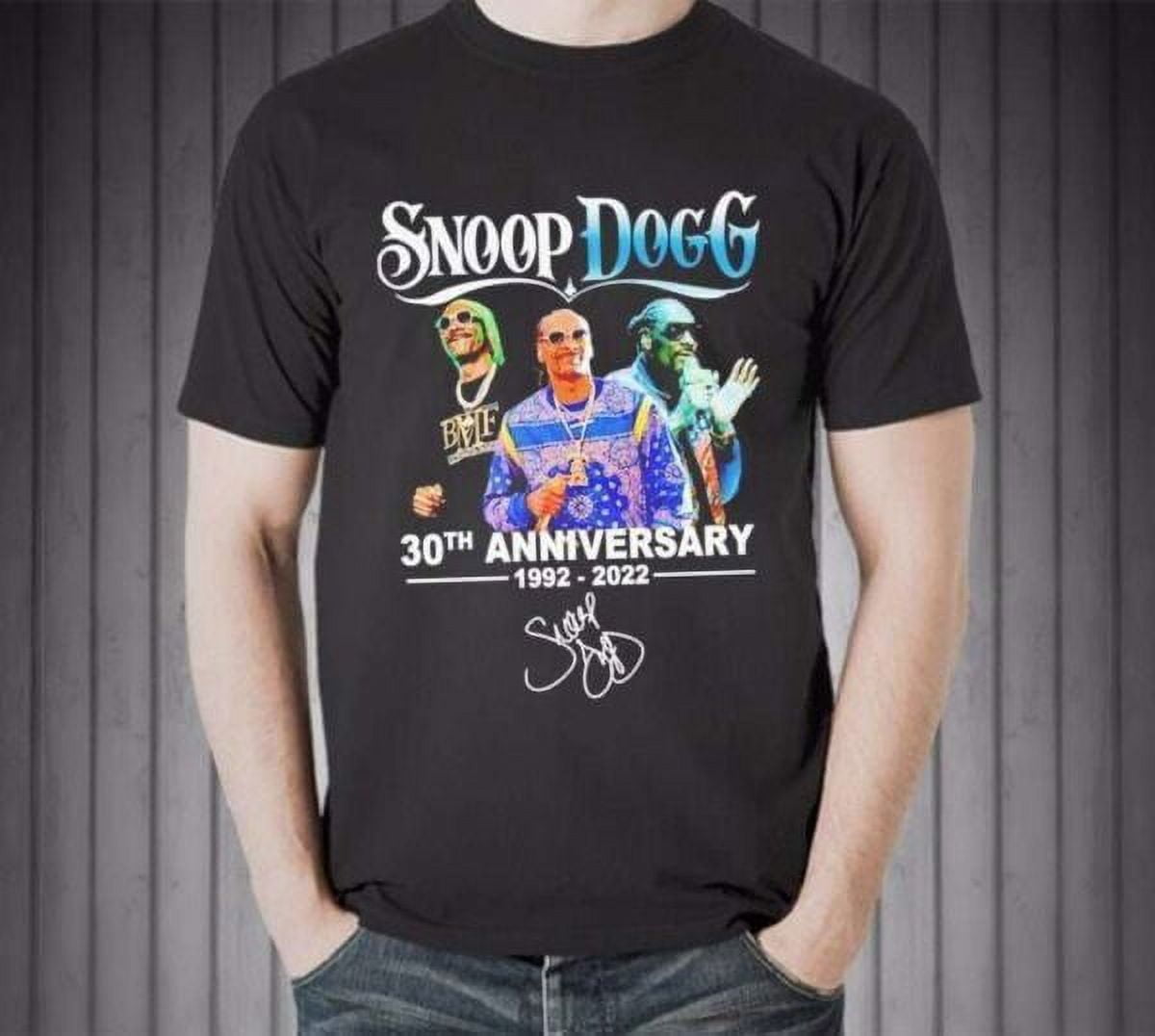 Snoop Dogg 30th Years Anniversary 1992-2022 Signature T Shirt Rapper ...