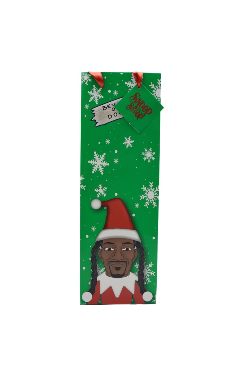 Snoop Dogg Beware of Dog Green Paper Wine Gift Bag, 13.25" - Walmart.com