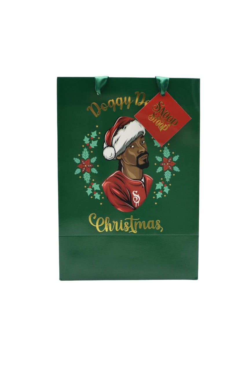 Snoop Dogg Doggy Dogg Christmas Green Paper Gift Bag, 10" - Walmart.com