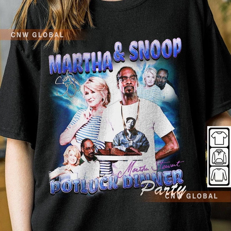 Snoop Dogg Martha Rap Shirt, 90S Y2K Vintage Martha Stewart Bff Potluck ...