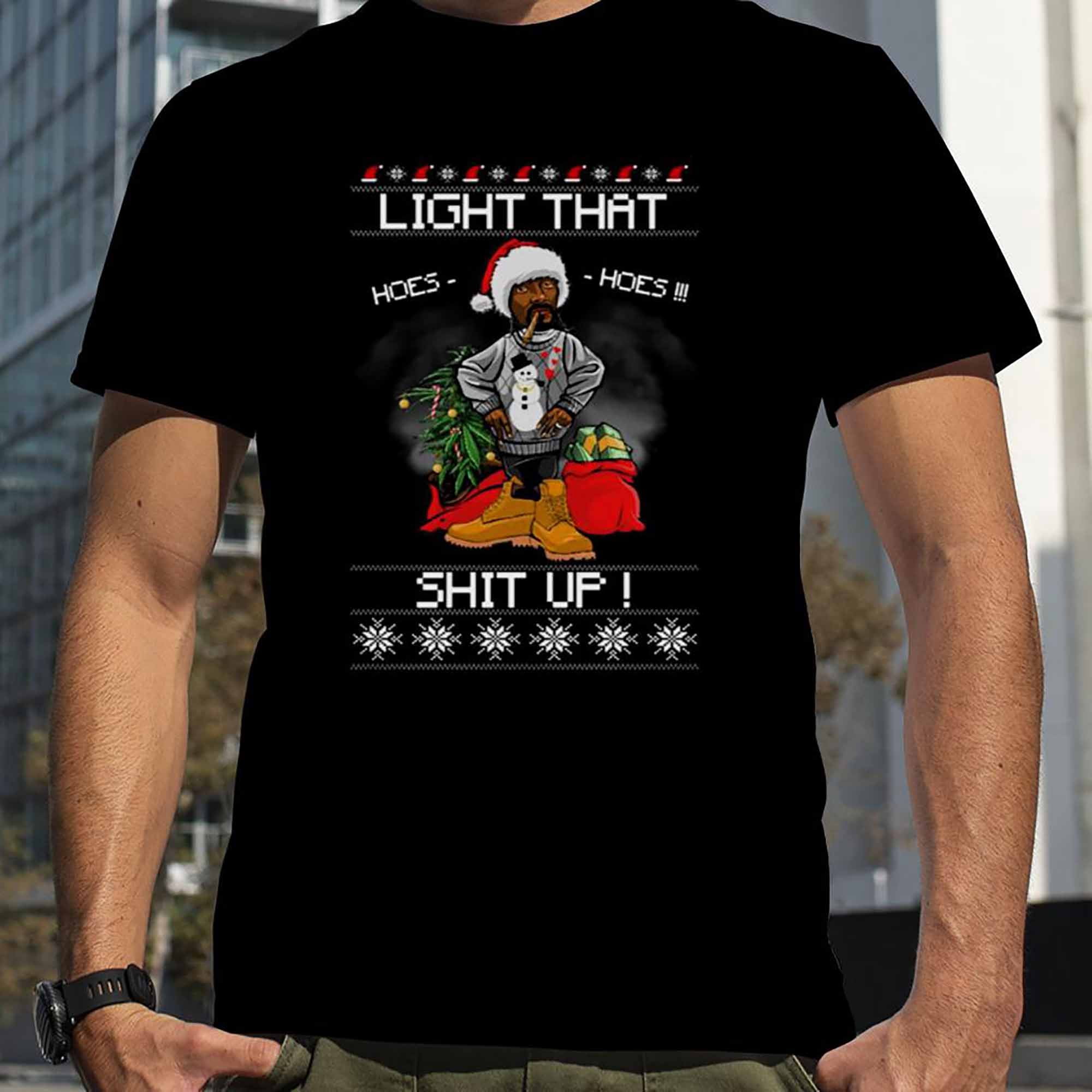 Snoop Dogg T Shirt Light That Shit Up Shirt, Size L, Tee Black New ...