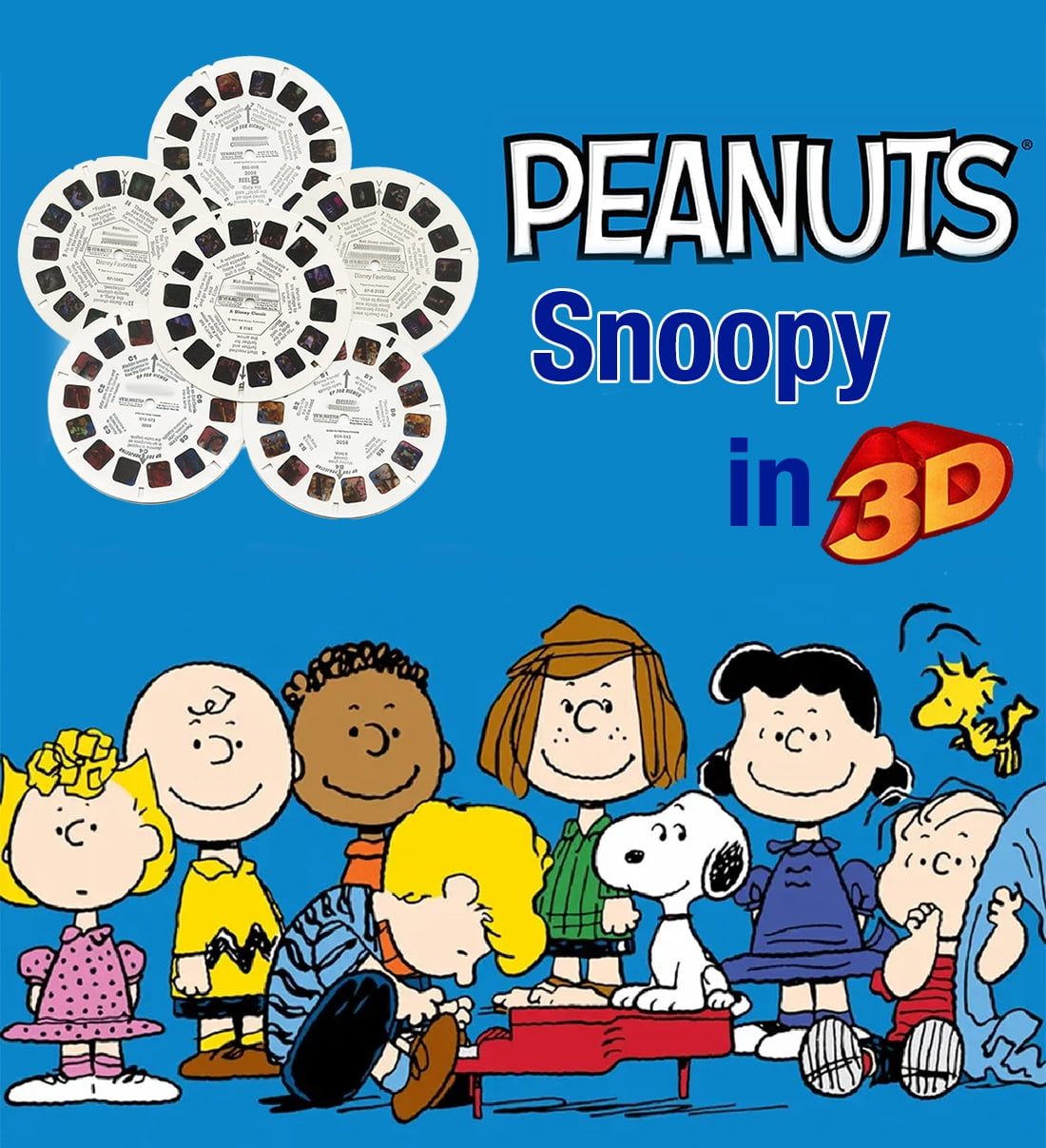 Snoopy in 3D - 6 Vintage Reels - Snoopy and the Red Baron, Bon Voyage ...