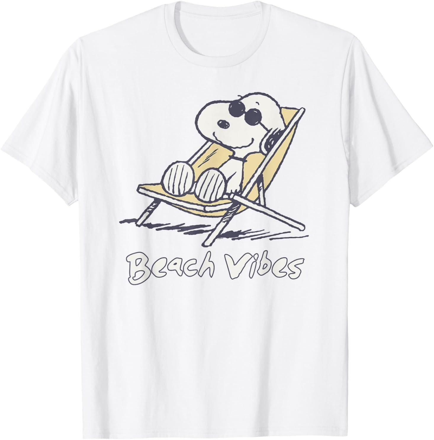 Snoopy Beach Vibes Tee – Peanuts-Inspired Family Fun Cartoon Graphic ...