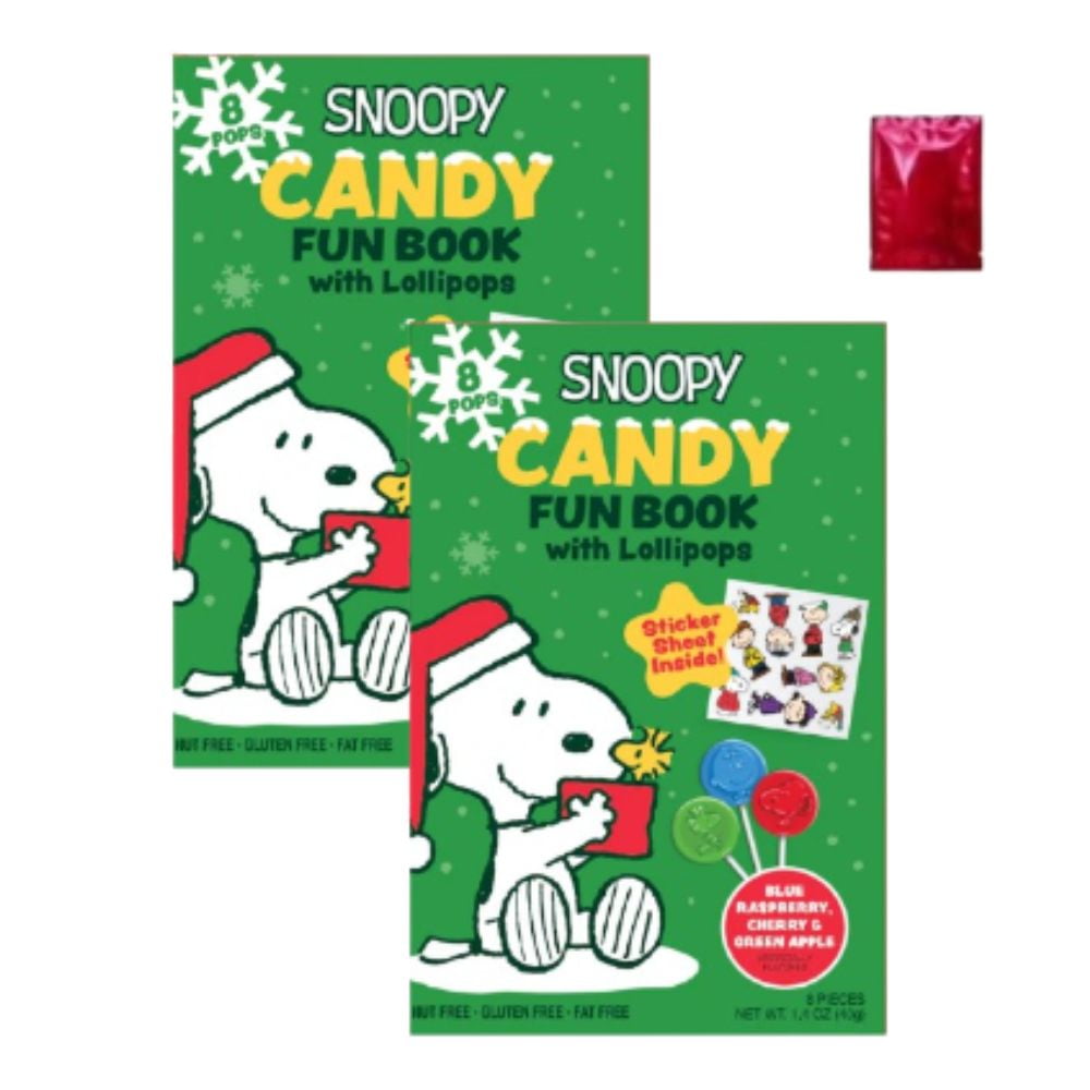 Snoopy Candy Fun Book with Lollipops 8-Count (2 Pack) | Kids Holiday ...