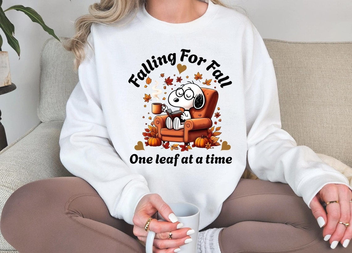 Snoopy Fall, Snoopy Sweatshirt, Snoopy, Charlie Brown, Snoopy Fall ...