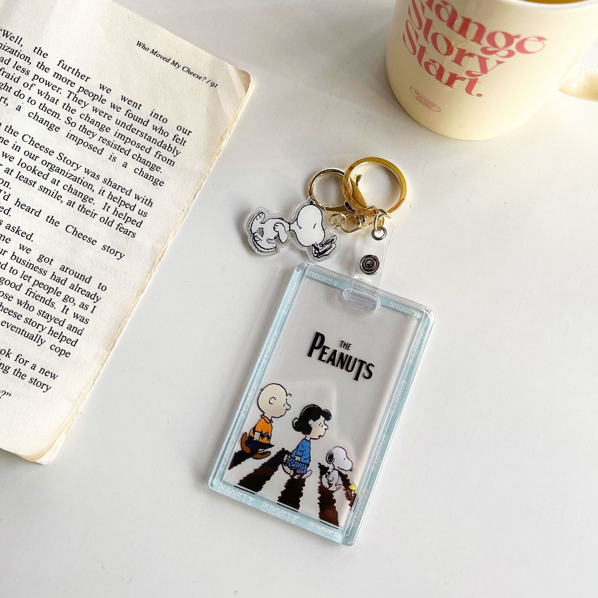 Snoopy Goo Card Keychain Cartoon Comics Card Cover Snoopy School Card ...