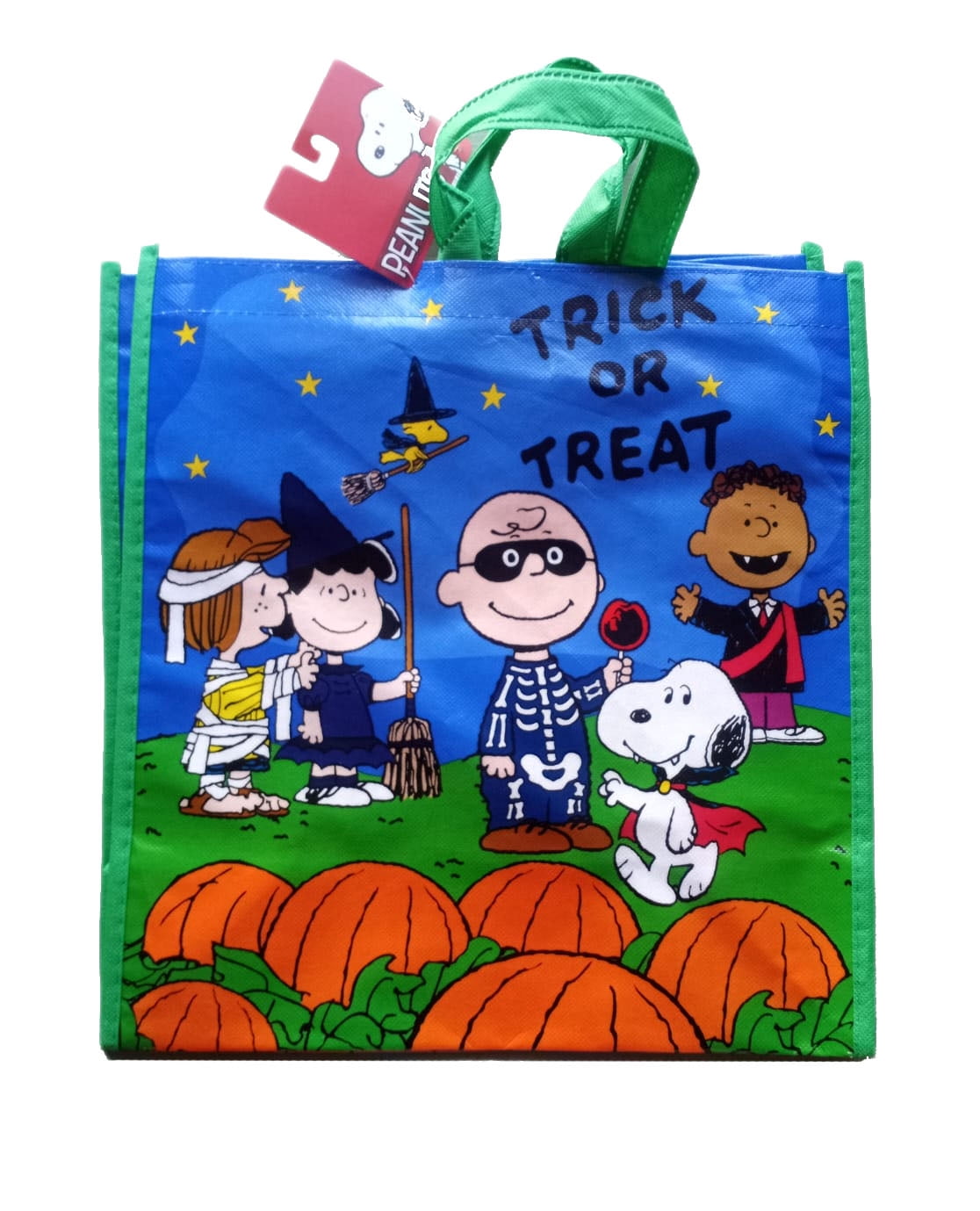 Snoopy Halloween Tote Bag Kids Trick or Treat Reusable Grocery Shopping ...