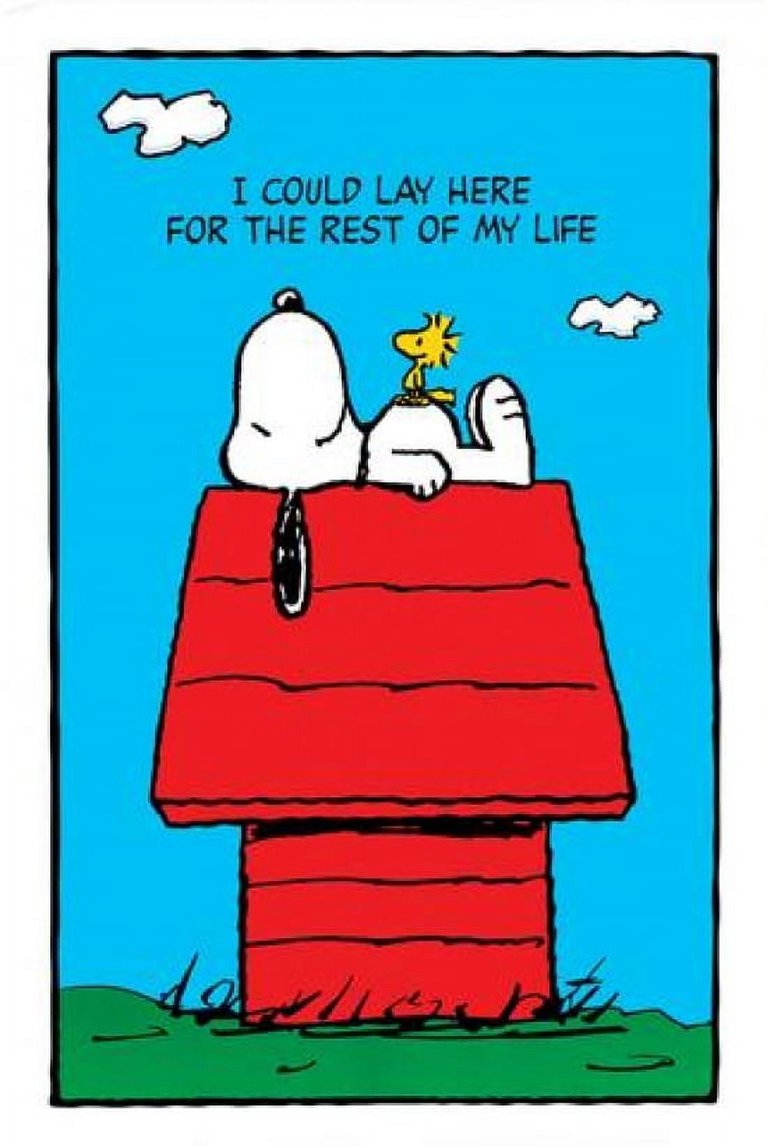 Snoopy Lay Here Poster (24 x 36) - Walmart.com
