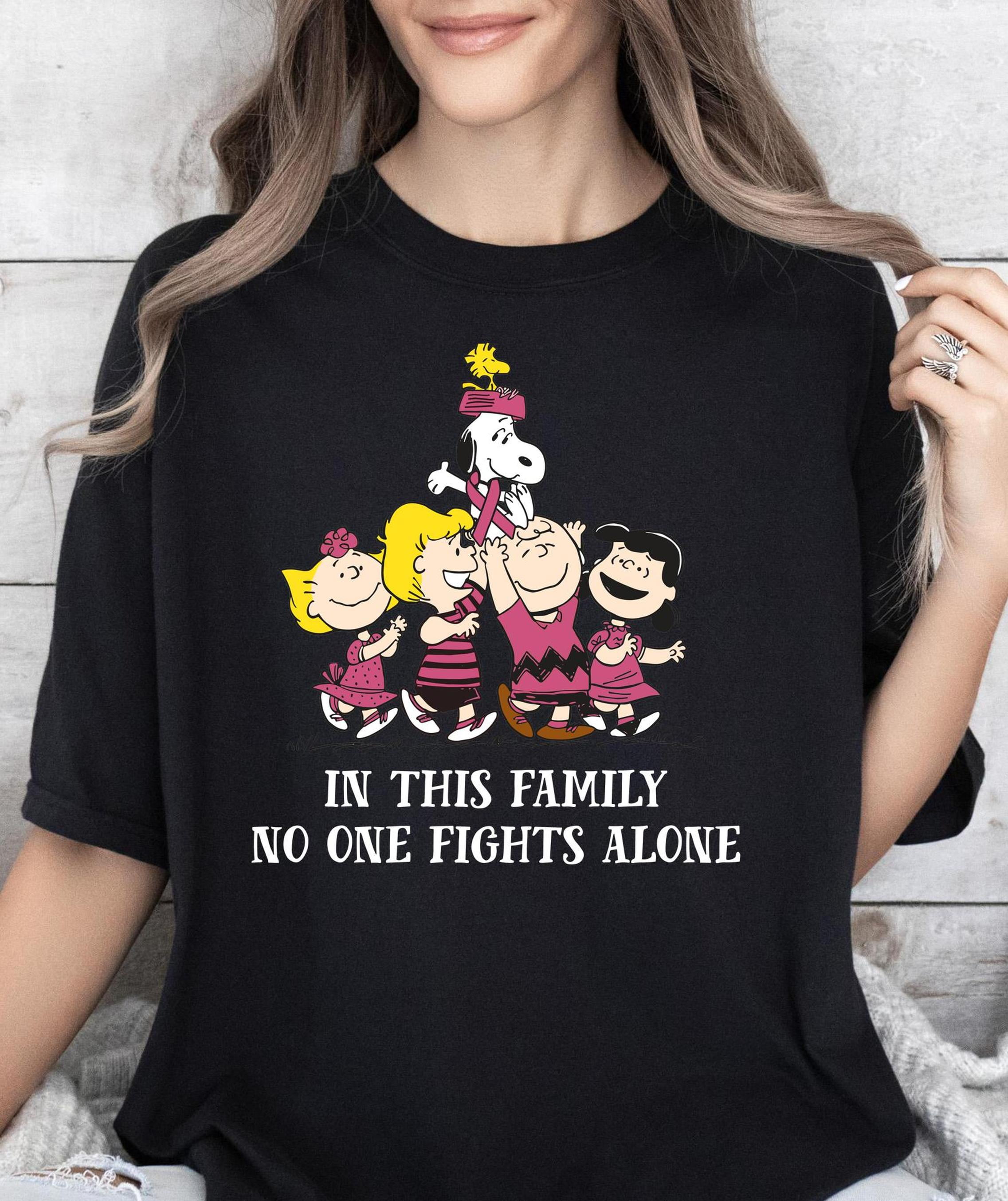 Snoopy Lovers in This Family No One Fights Alone Breast Cancer ...